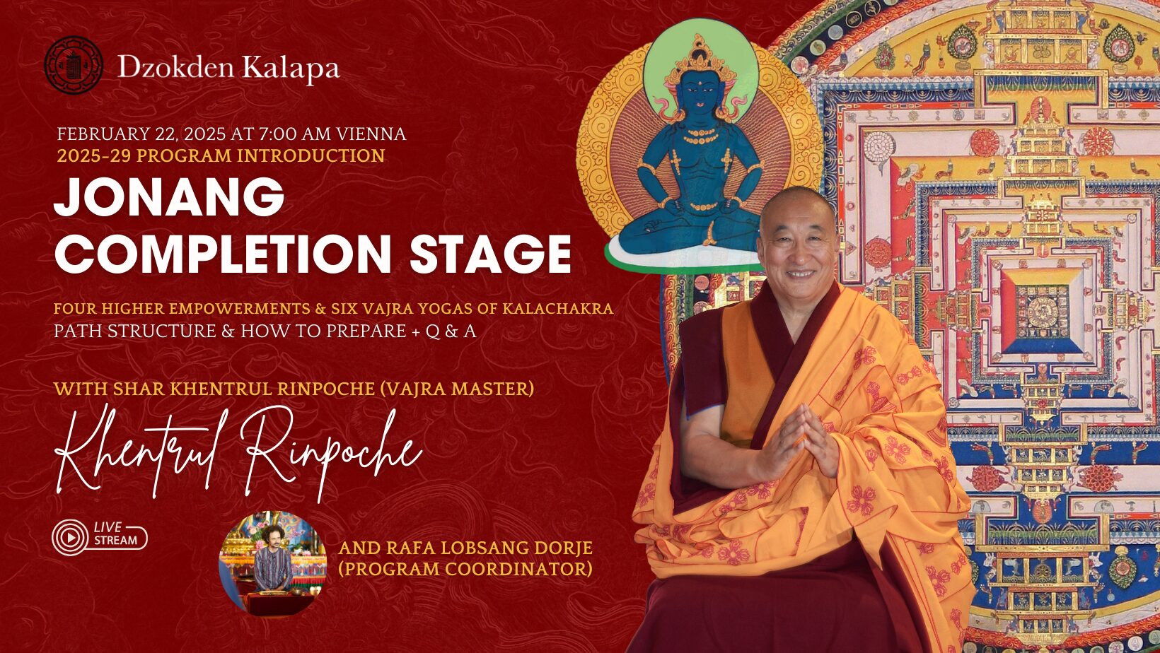 Jonang Kalachakra Completion Stage: 2025-29 Program Introduction ...